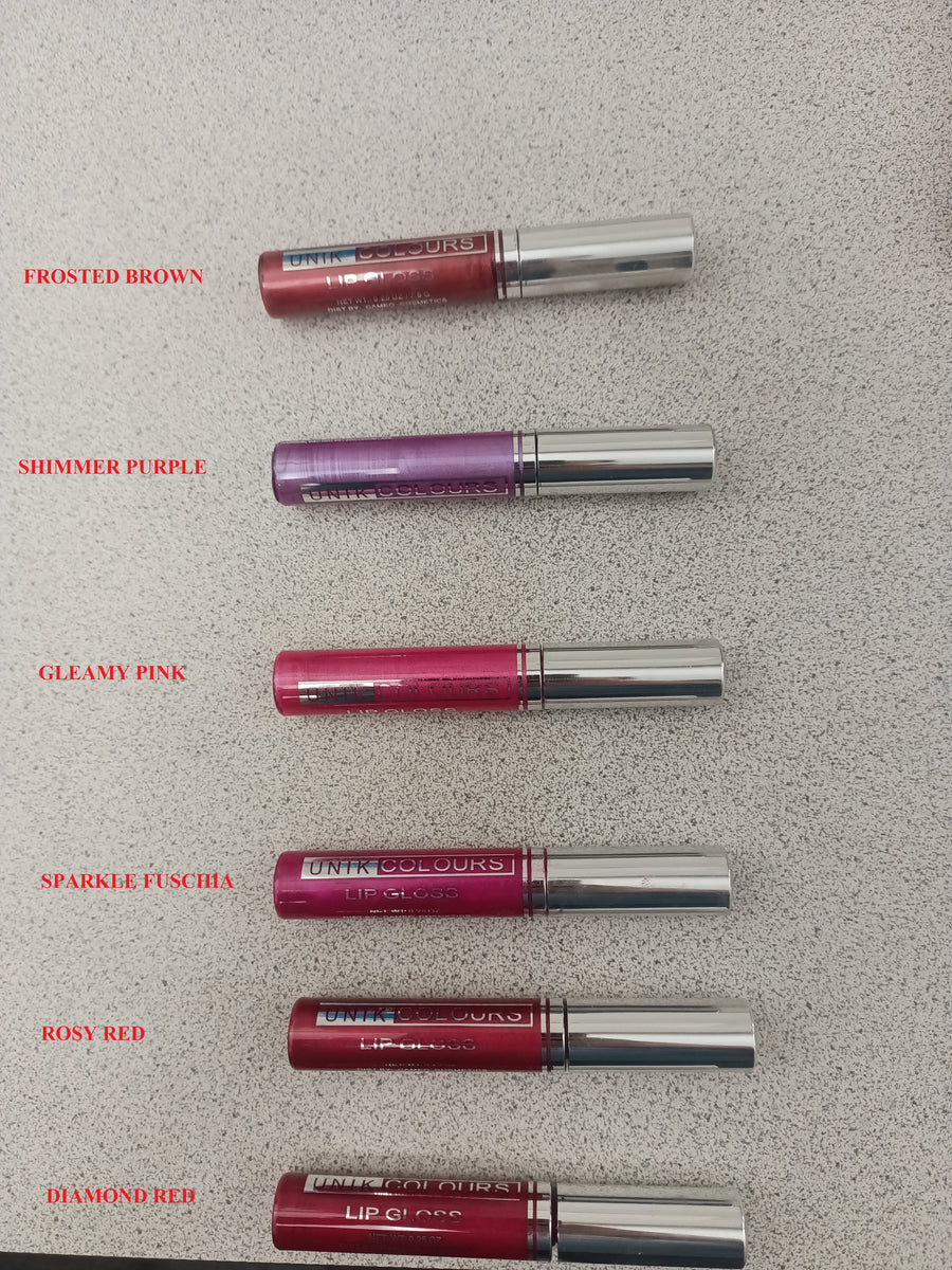 UNIK COLOURS METALLIC SHIMMER LIPGLOSS – Cameo Cosmetics