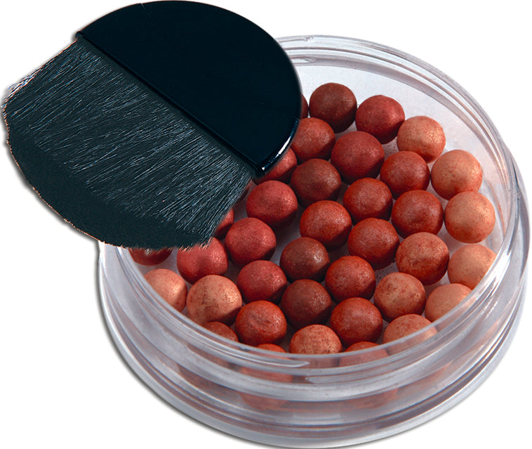FACE POWDER BEADS WITH BRUSH – Cameo Cosmetics