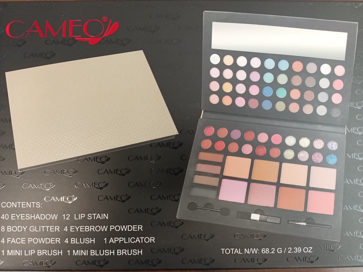 BLACK CROCODILE MAKEUP BOOKLET KIT – Cameo Cosmetics