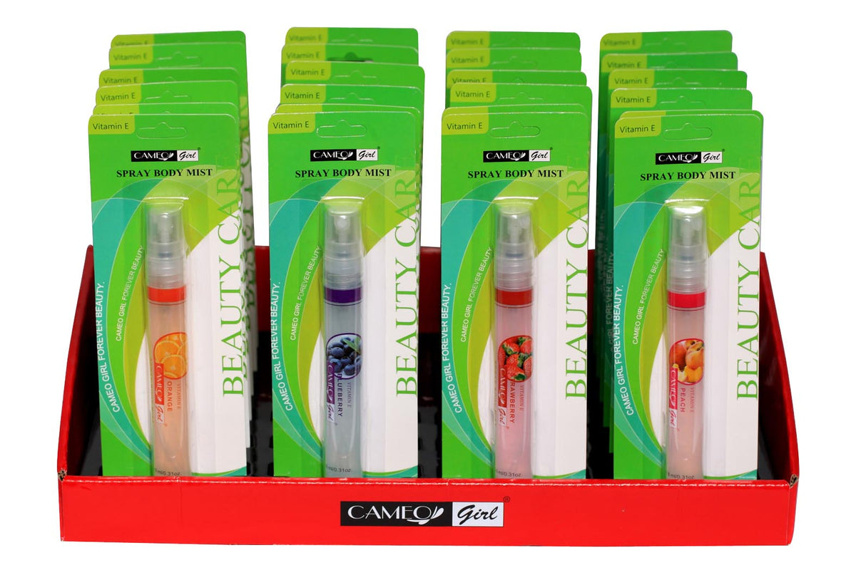 SPRAY BODY MIST DISPLAY – Cameo Cosmetics